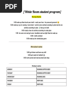 White Room Training | PDF