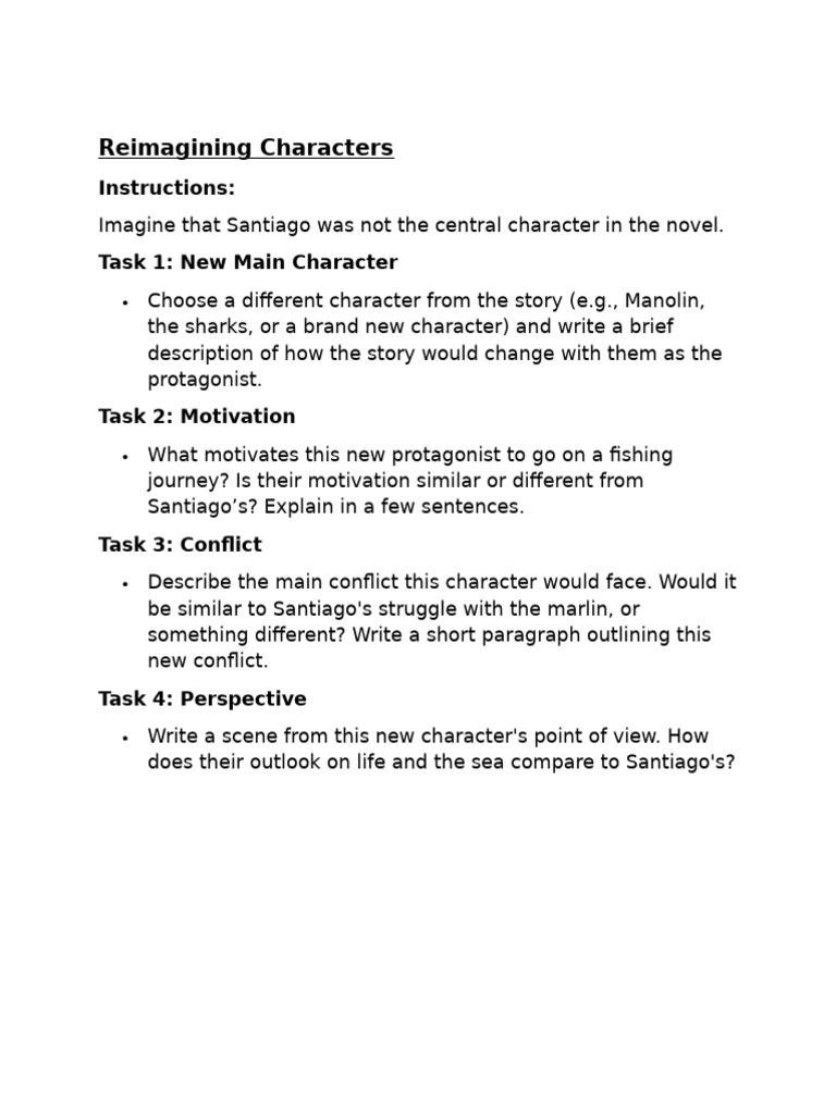 Reimagining Characters | PDF