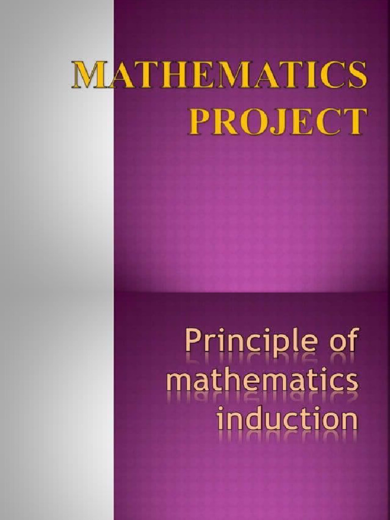 Mathematical Induction | PDF
