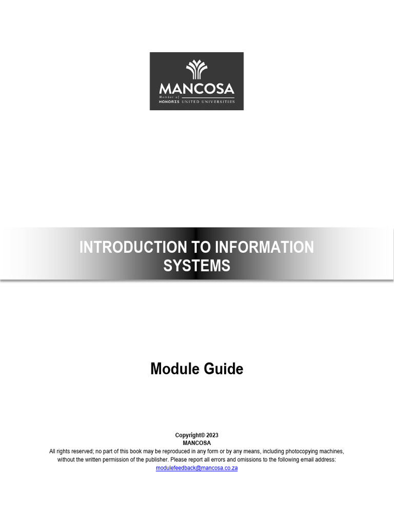 Generic - Introduction To Information Systems | PDF | System | Information