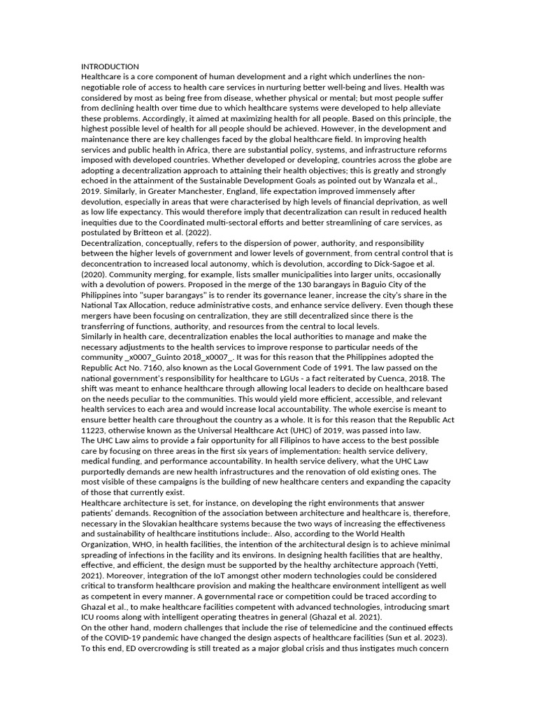 FINAL OUTPUT CHECK HUMANIZED AI | PDF | Health Care | Primary Care