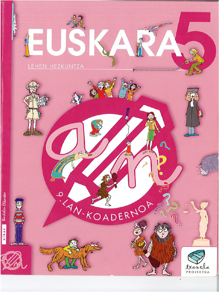 Euskara LH 5 9 Lan Koadernoa Txanela 4 PDF Free | PDF