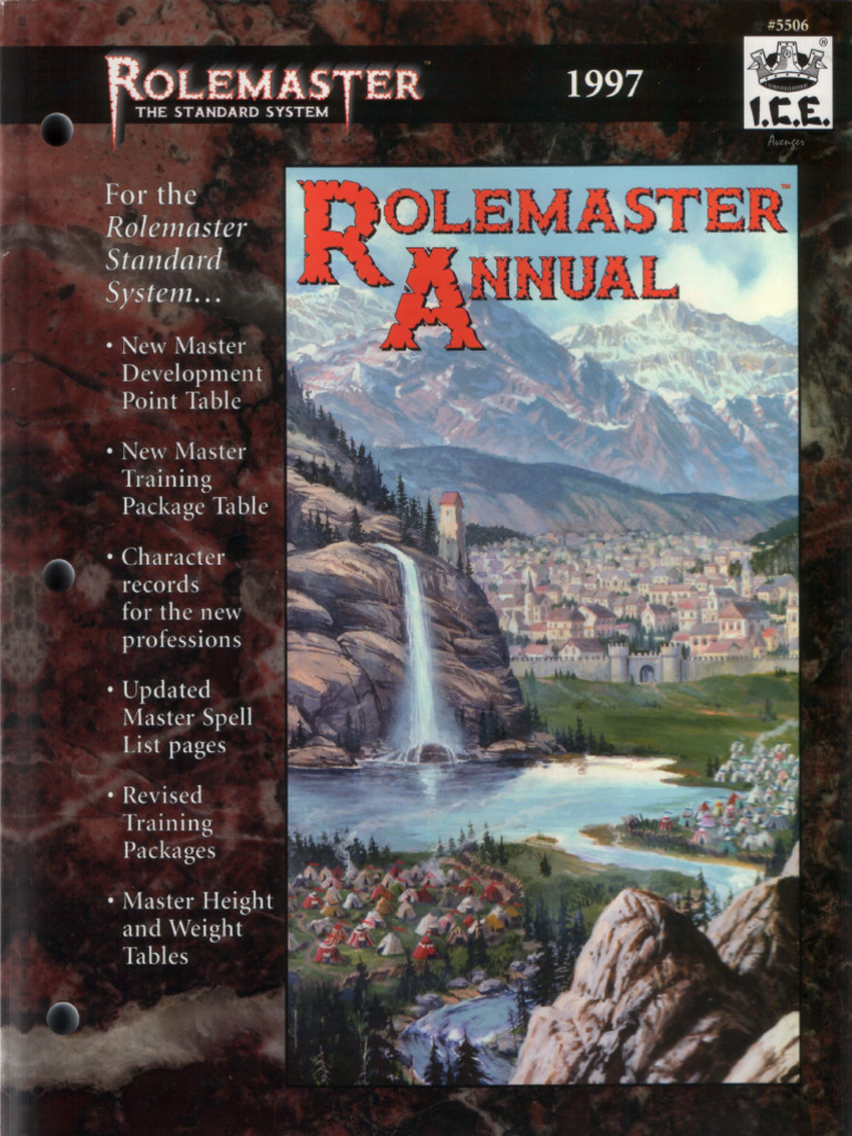 Rolemaster SS - Annual 1997 | PDF