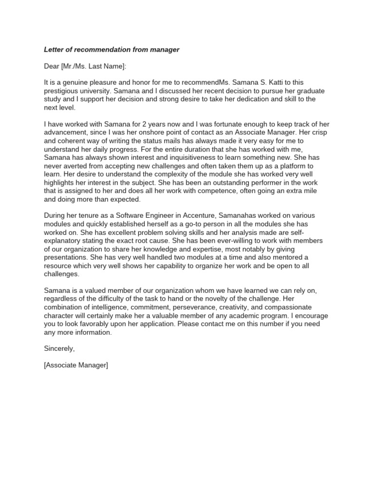 Sample LOR | PDF | Cognitive Science | Behavior Modification