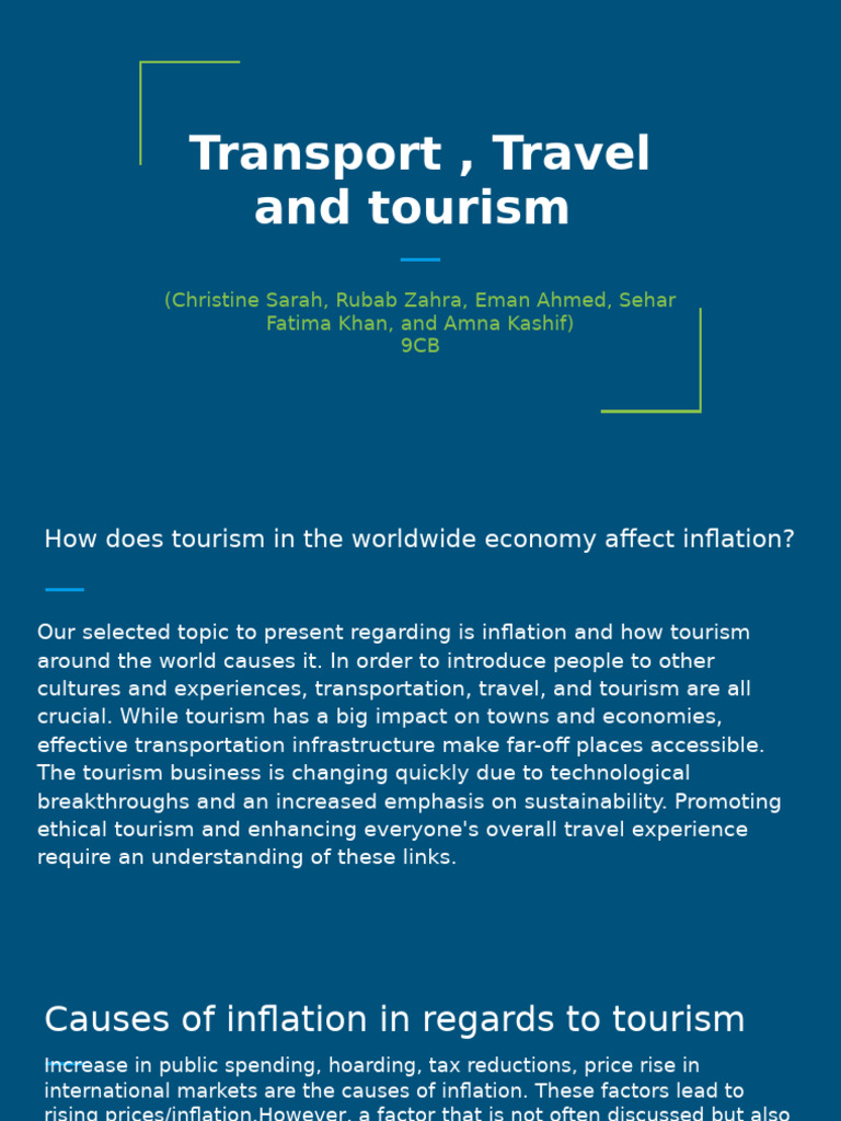 Impact of Tourism on Global Inflation | PDF | Inflation | Tourism