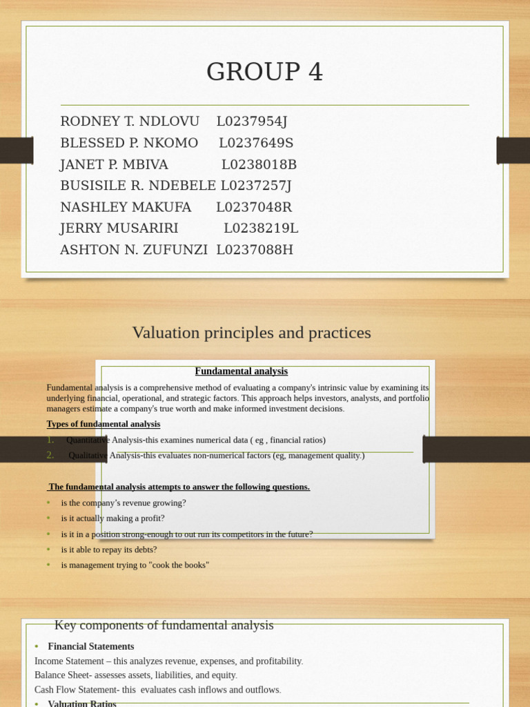 Valuation Principles and Practices - 101318 | PDF | Cost Of Living | Valuation (Finance)