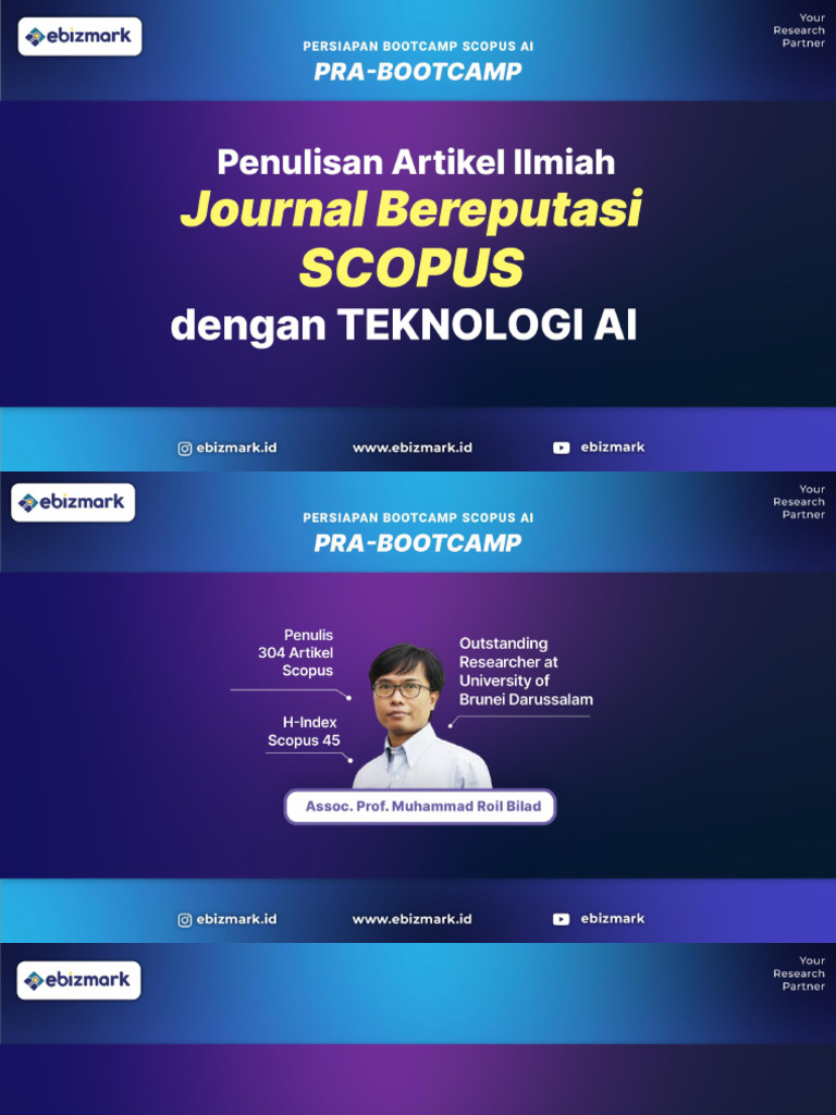 Basic Materi Pra Bootcamp Scopus AI - Prof Roil | PDF
