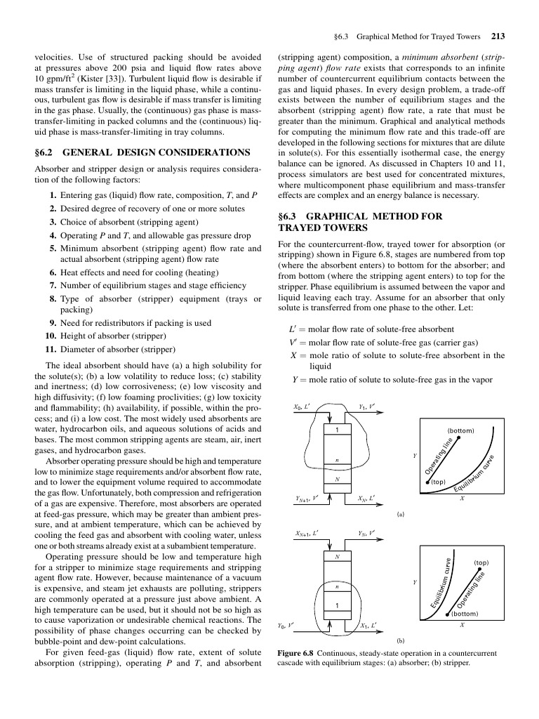 Absorption Stripping Seader Henley | PDF | Gases | Chemical Equilibrium