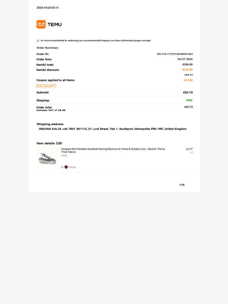 Temu Web Document | PDF