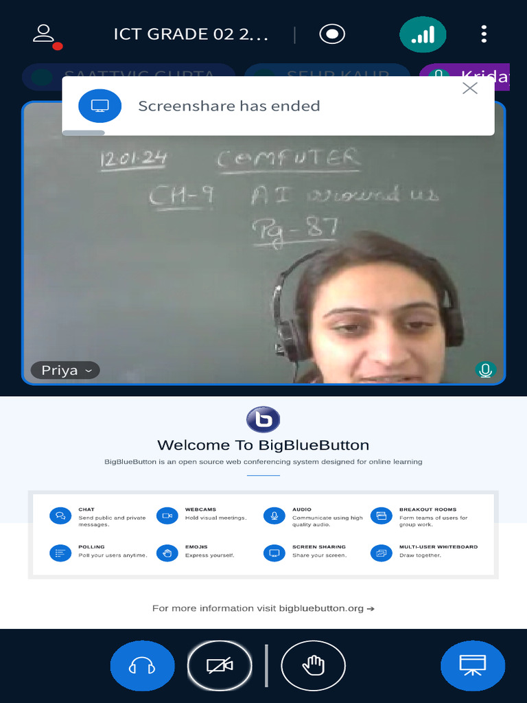 BigBlueButton - ICT GRADE 02 2023 Conference - Default Presentation View | PDF