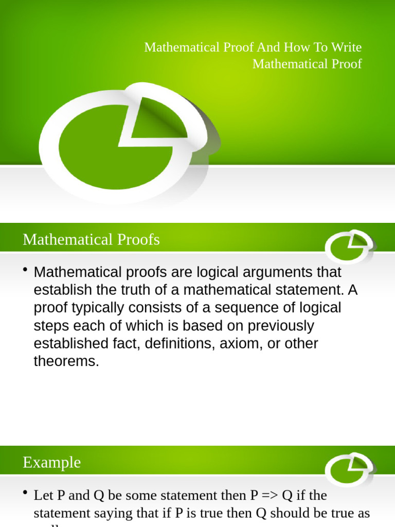 Writing Mathematical Proofs Guide | PDF | Mathematical Proof | Mathematics