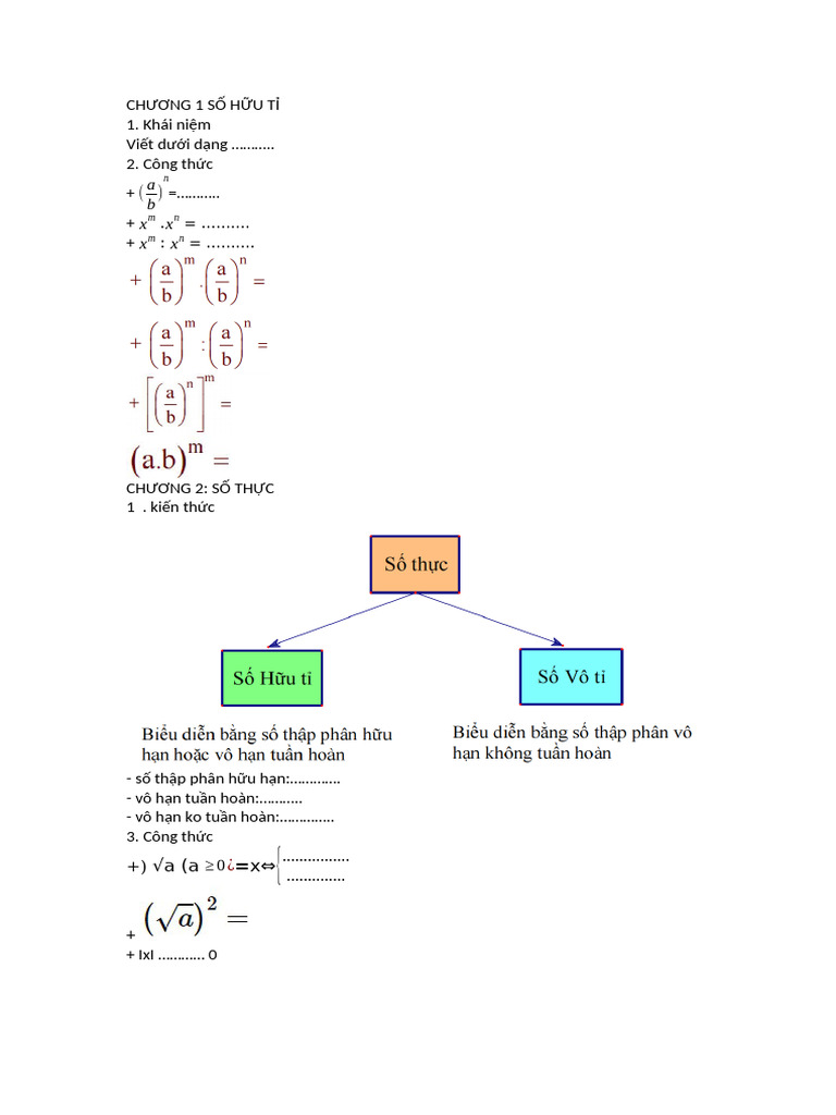 Ôn Taapj Gi A Kì 1 | PDF