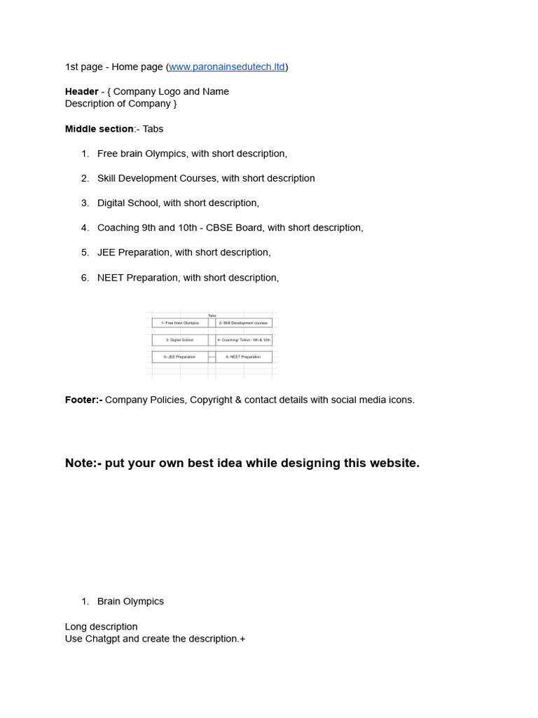 Web Design and Development | PDF | Software | Computing