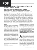 Normative Data for 30m Sprint Test | PDF