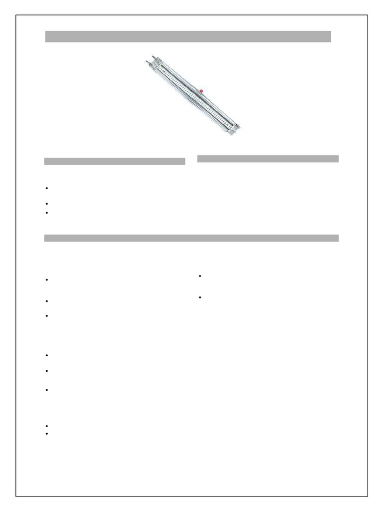 U Tube Manometer | PDF | Science & Mathematics | Technology & Engineering