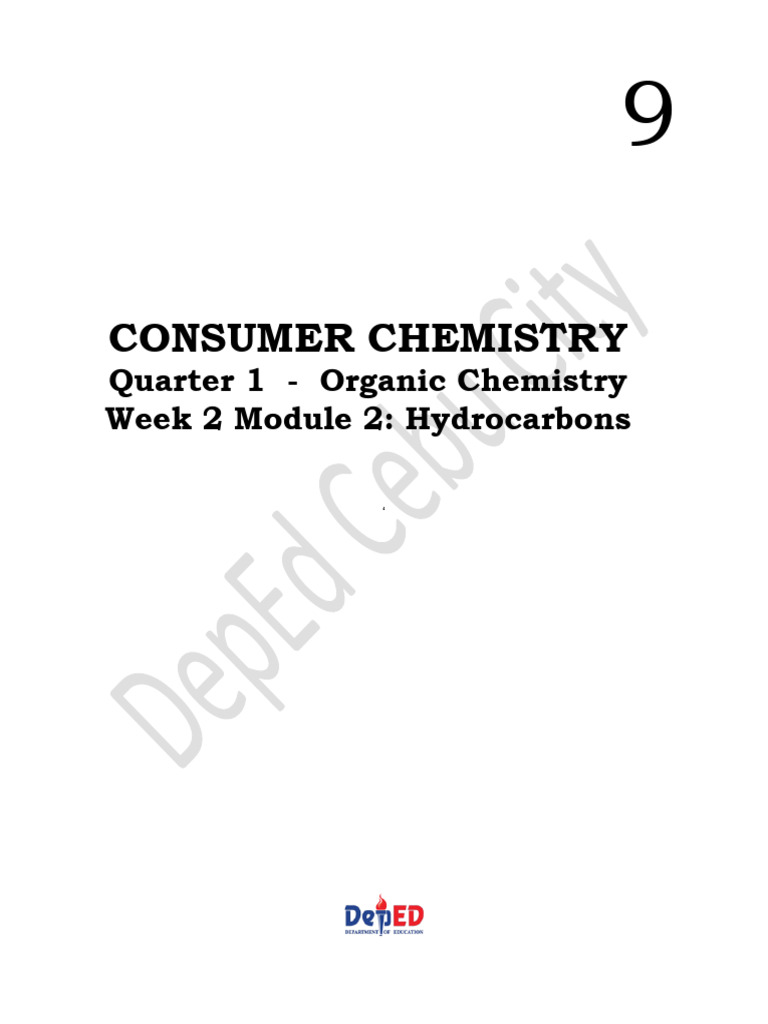 Q1 Wk2 Module2 Conchem SSElective | PDF | Hydrocarbons | Alkane