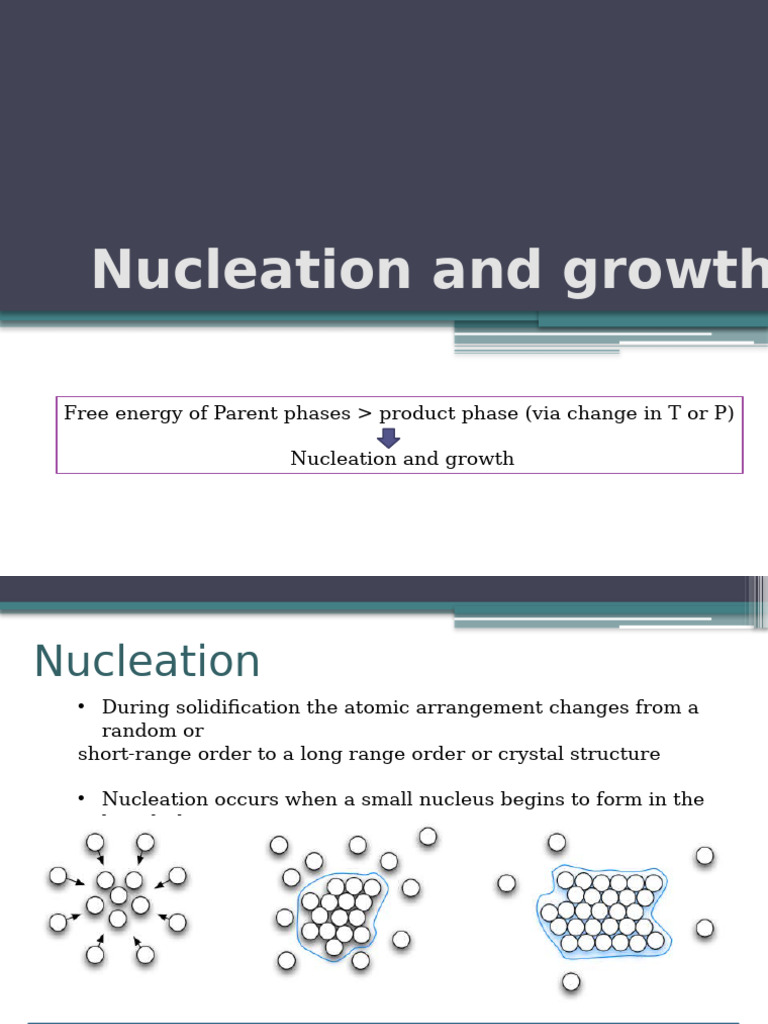 Nucleation and Growth | PDF