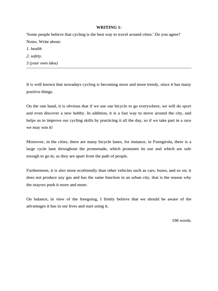 Writing 1 | PDF