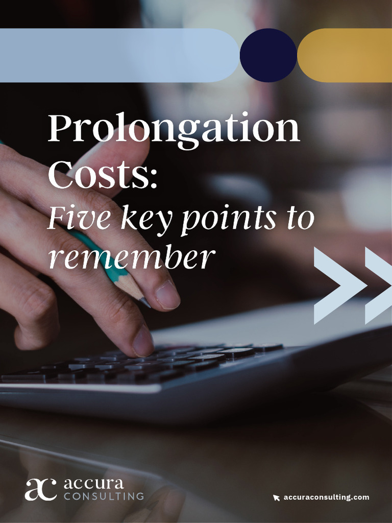 Prolongation Costs and What To Consider | PDF | Private Law