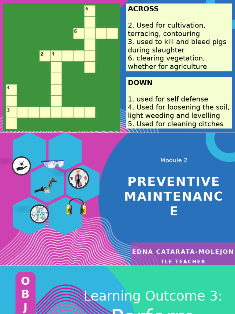 Preventive Maintenance and Safety Tools | PDF | Safety | Agriculture