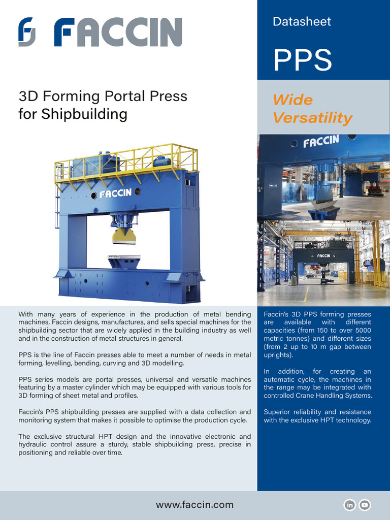 Faccin 3D Forming Portal Press PPS en | PDF