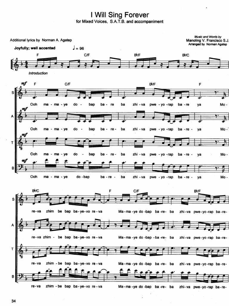 I Will Sing Forever | PDF