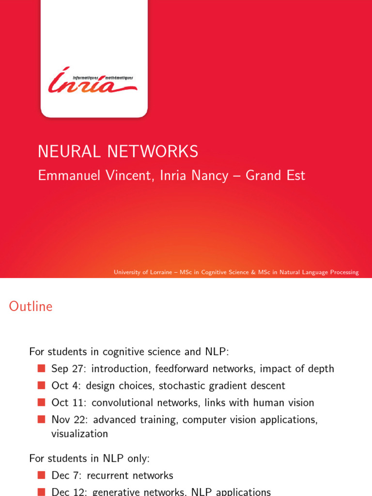 Neural Networks1 | PDF | Deep Learning | Artificial Neural Network