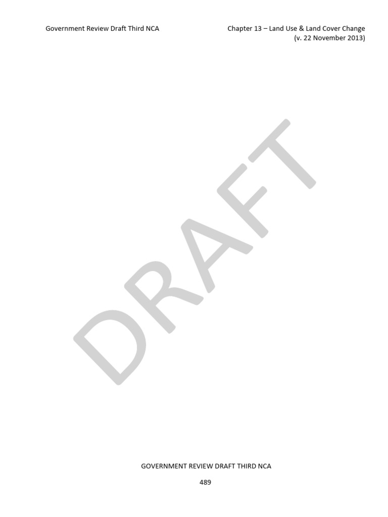 Government Review Draft Third NCA | PDF | Climate Change Mitigation ...
