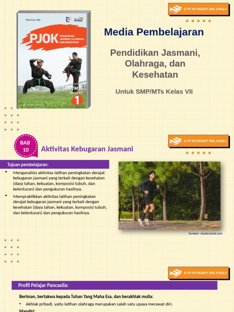 PEND. JASMANI ORKES SMP - MTS KLS.7 - KM-Media Mengajar-PPT PJOK Kelas 7 | PDF | Pengembangan Diri