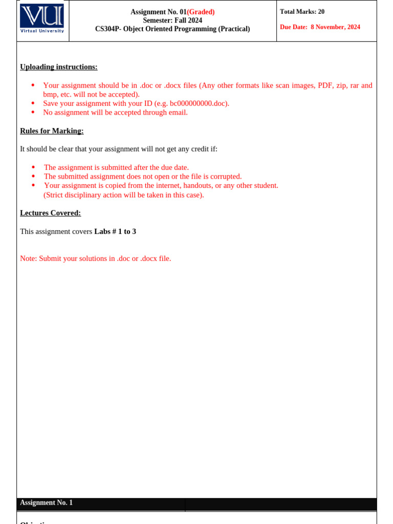 Fall 2024 - CS304P - 1 | PDF