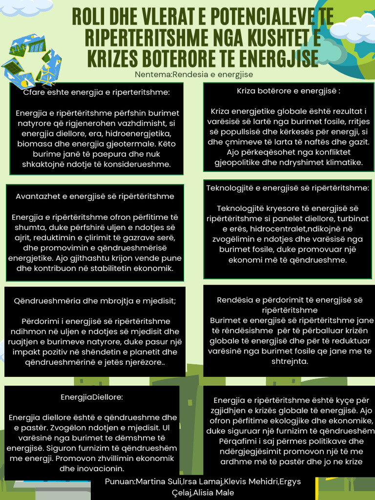 Green and White Illustrative Ways To Save Energy at Home Poster | PDF