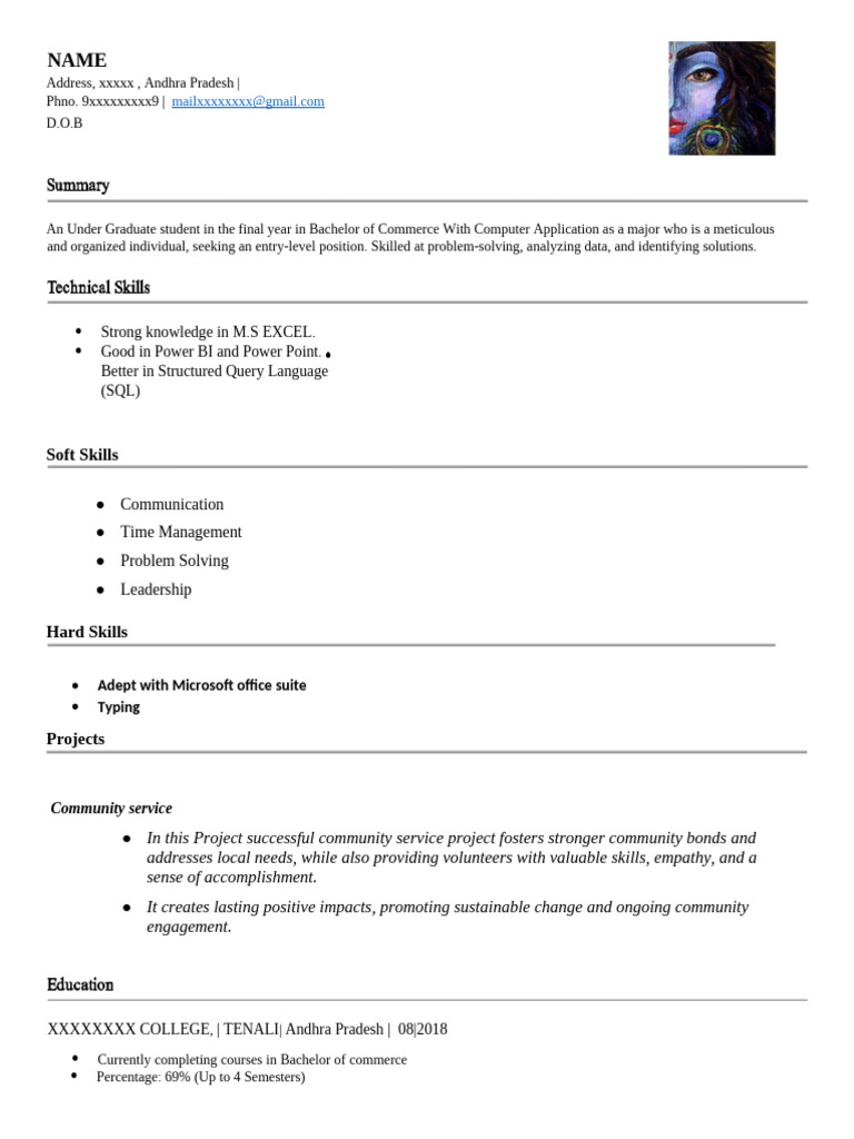 CV n Resume demo | PDF