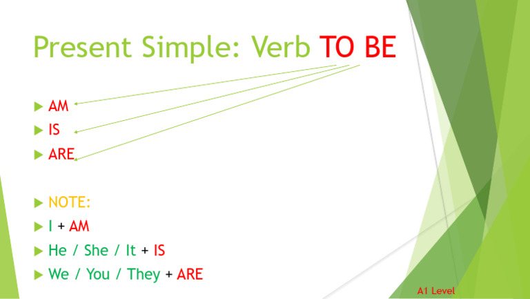 Present-Simple-TO-BE-Explanation-1 | PDF