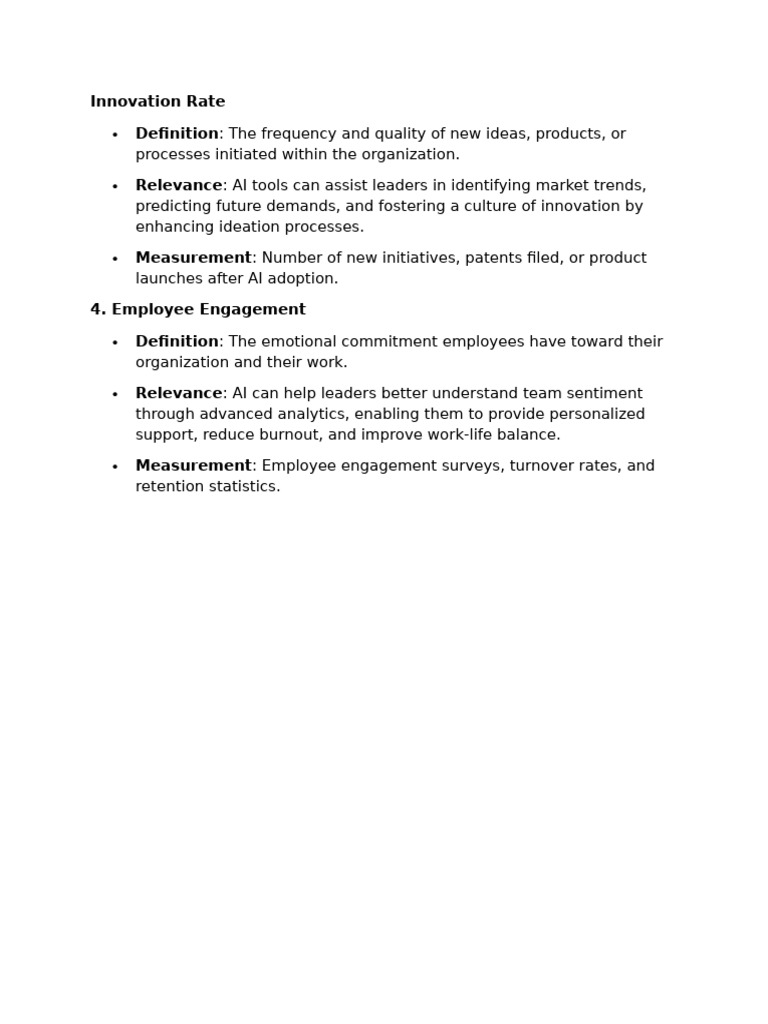 Innovation Rate Relevance | PDF