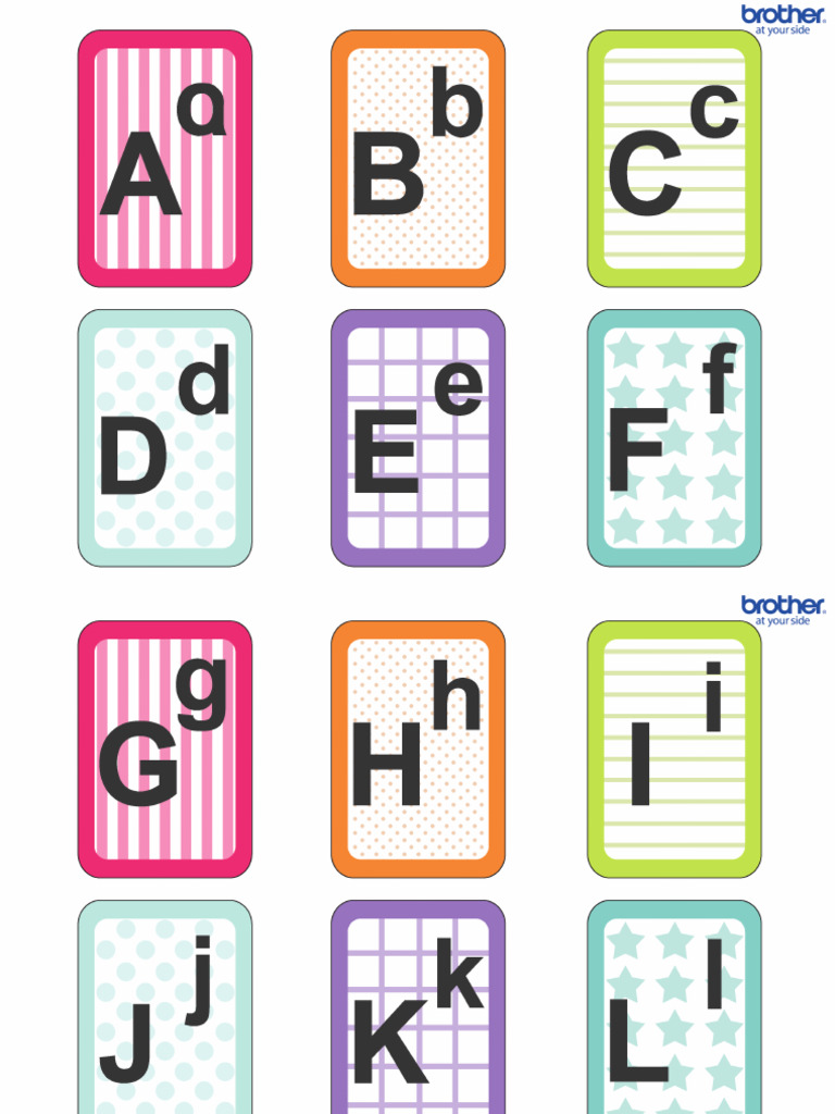 Alphabet Flash Cards 1 en | PDF
