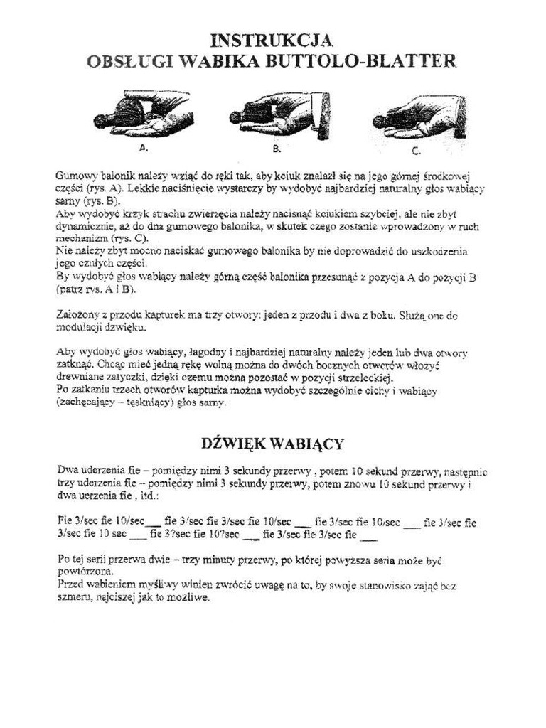 Instrukcja Obslugi Buttolo | PDF