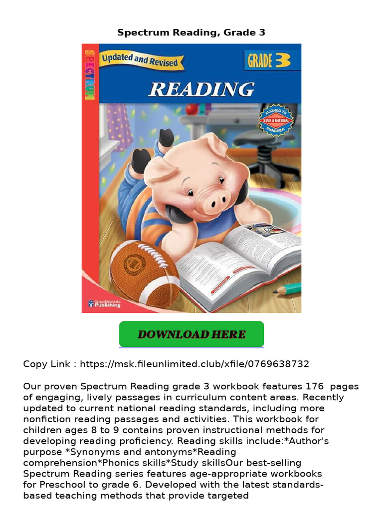 Spectrum Reading Grade 3 | PDF