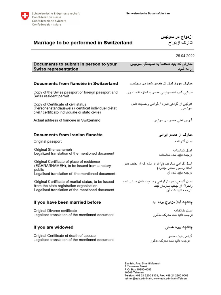 Marriage_in_Switzerland | PDF