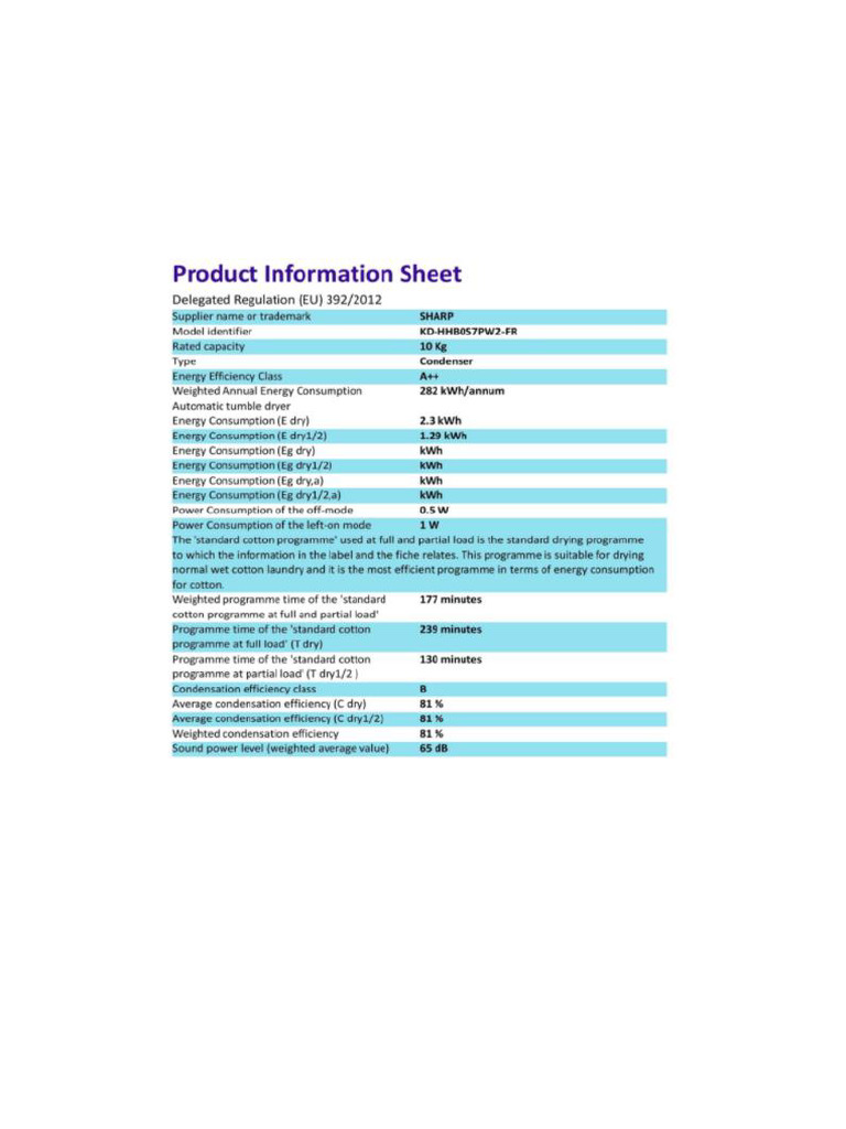 Product European Sheet 2024 | PDF