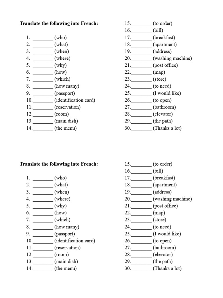 Vocab Test | PDF | Home & Garden