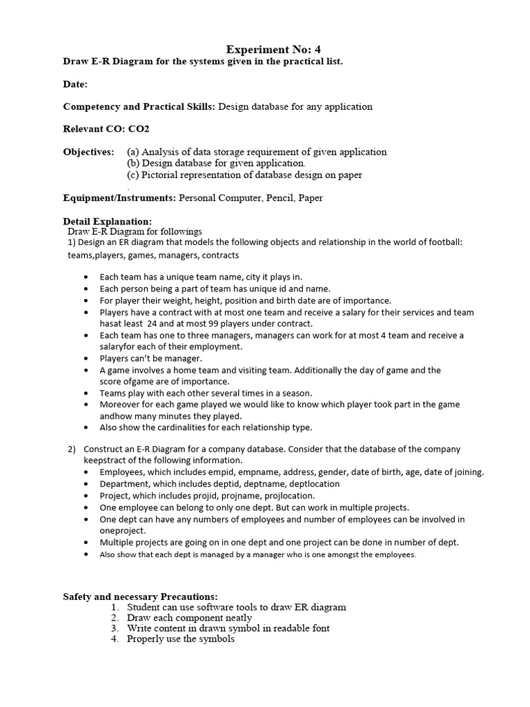 Dbms Exp 4 Pdf Databases Database Design
