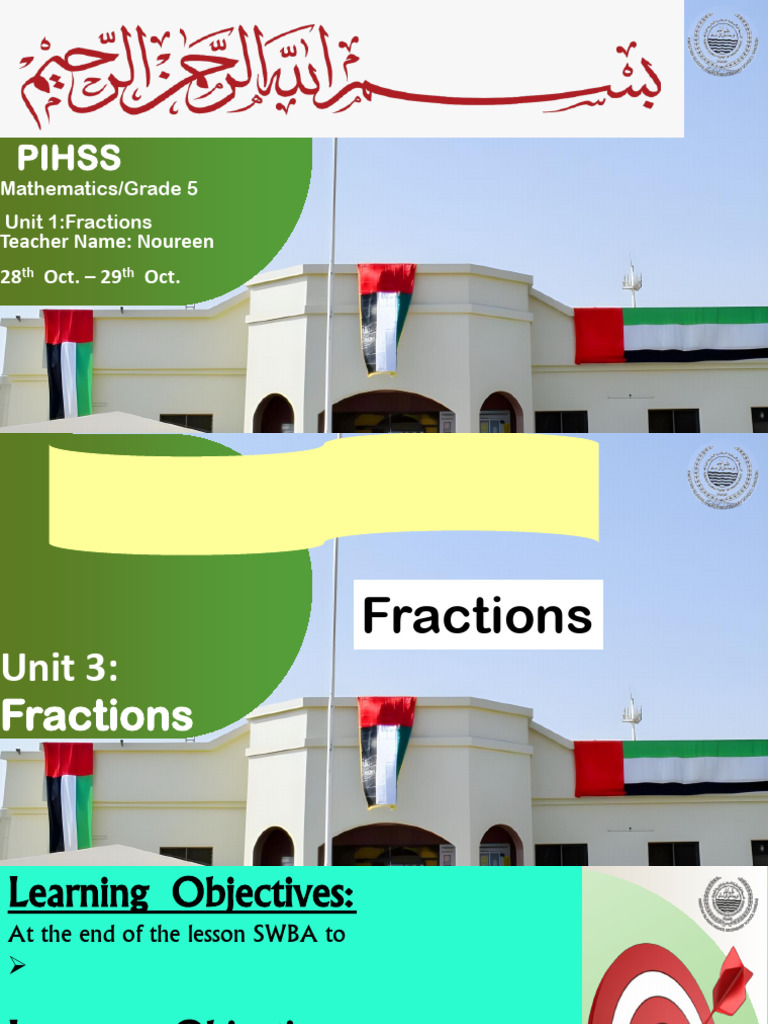 G-5 W-20 PPT-1 Fractions | PDF | Mathematics