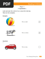 Starters Practice Tests | PDF