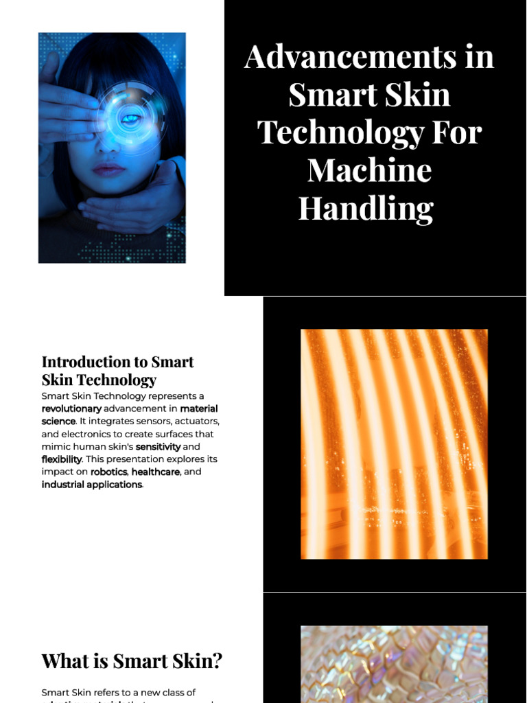 Smart Skin Technology in Robotics & Healthcare | PDF | Robotics ...