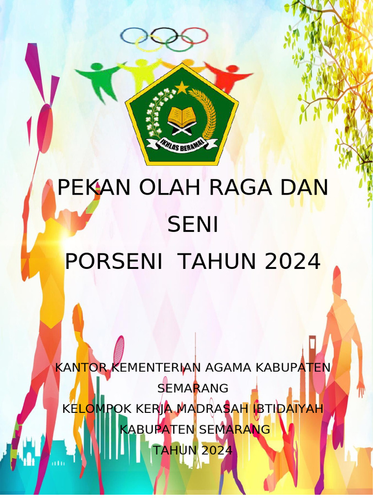 Draf - Proposal Porseni Siswa Mi Kab Semarang TH 2024 | PDF