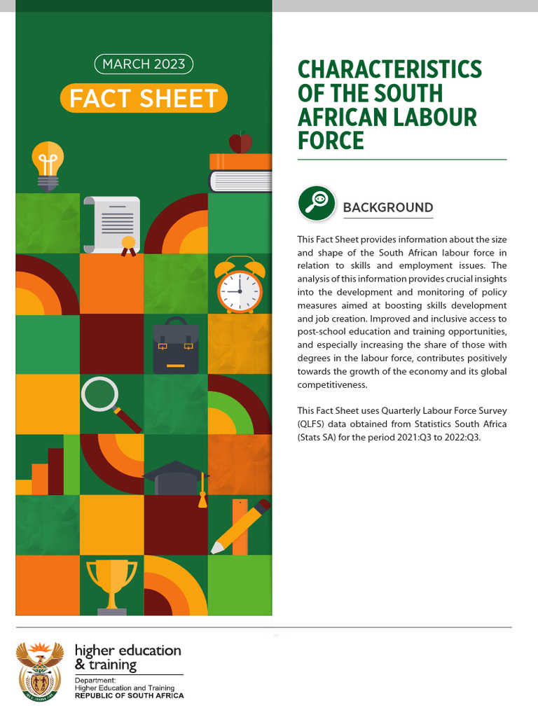 Fact Sheet - Characteristics of the South African Labour Force - March ...