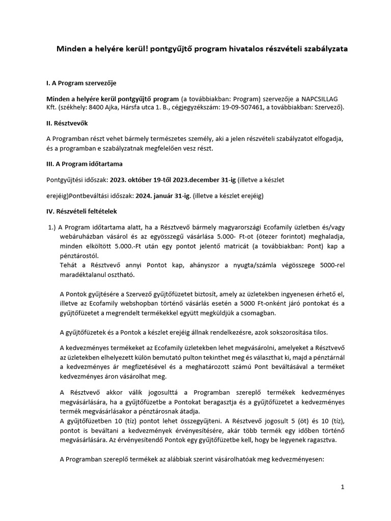 Minden A Hely Re Ker L Pontgy JT v2 | PDF