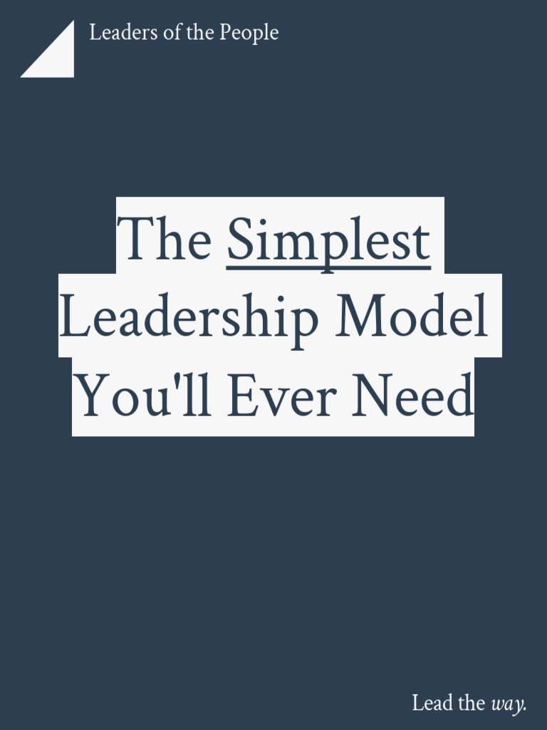 Servant Leadership Model Guide | PDF | Leadership | Servant Leadership
