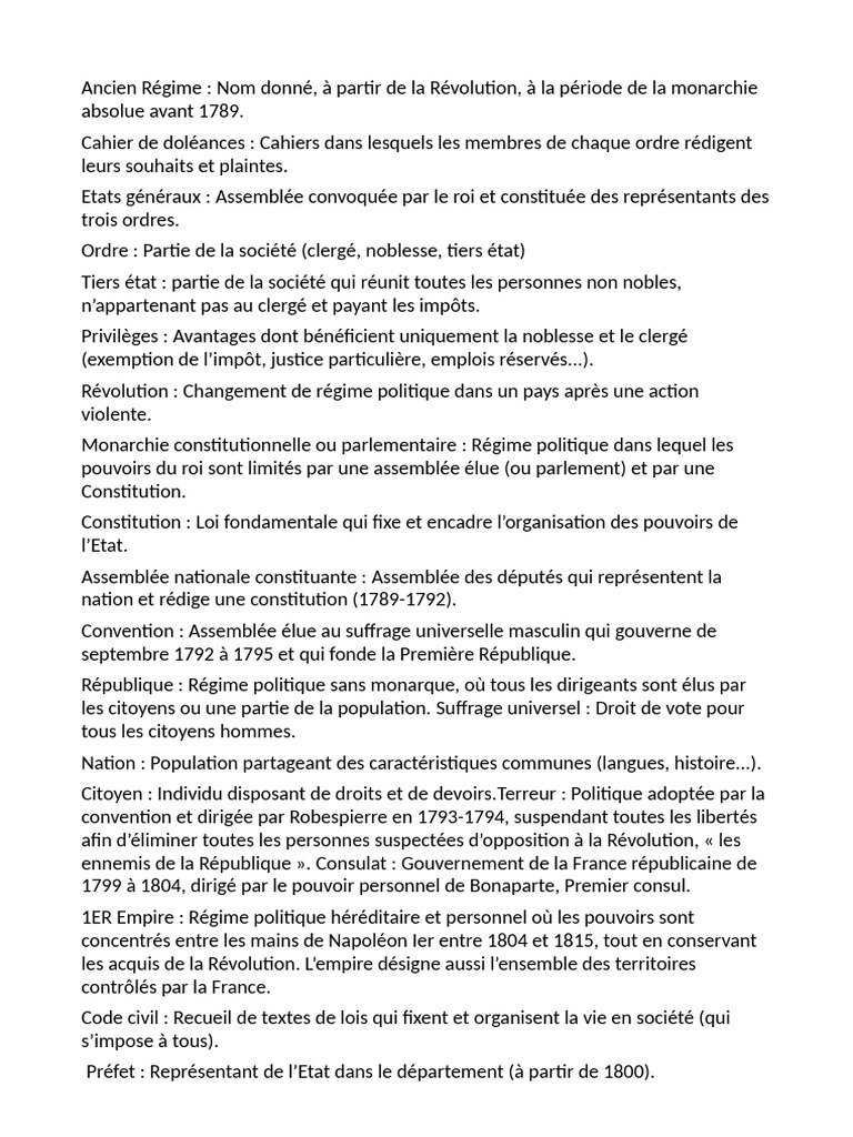 Comprendre l'Ancien Régime et la Révolution | PDF | Droit | Histoire