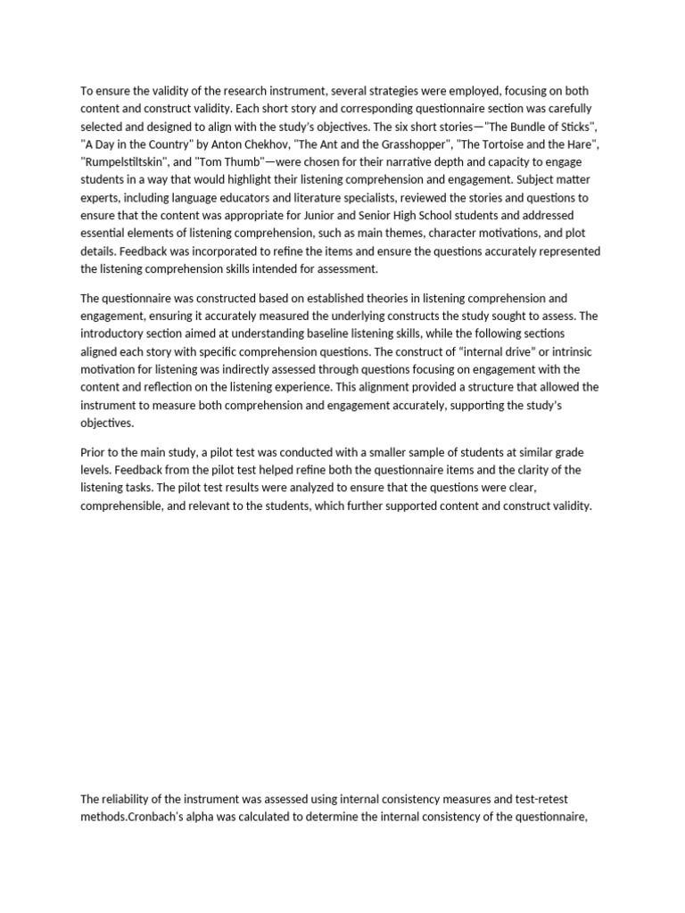 Validity and Re-WPS Office | PDF | Validity (Statistics) | Quantitative Research